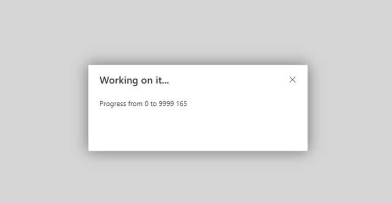 Dynamics 365 Business Central: การใช้ Progress Windows, Message, Error ...